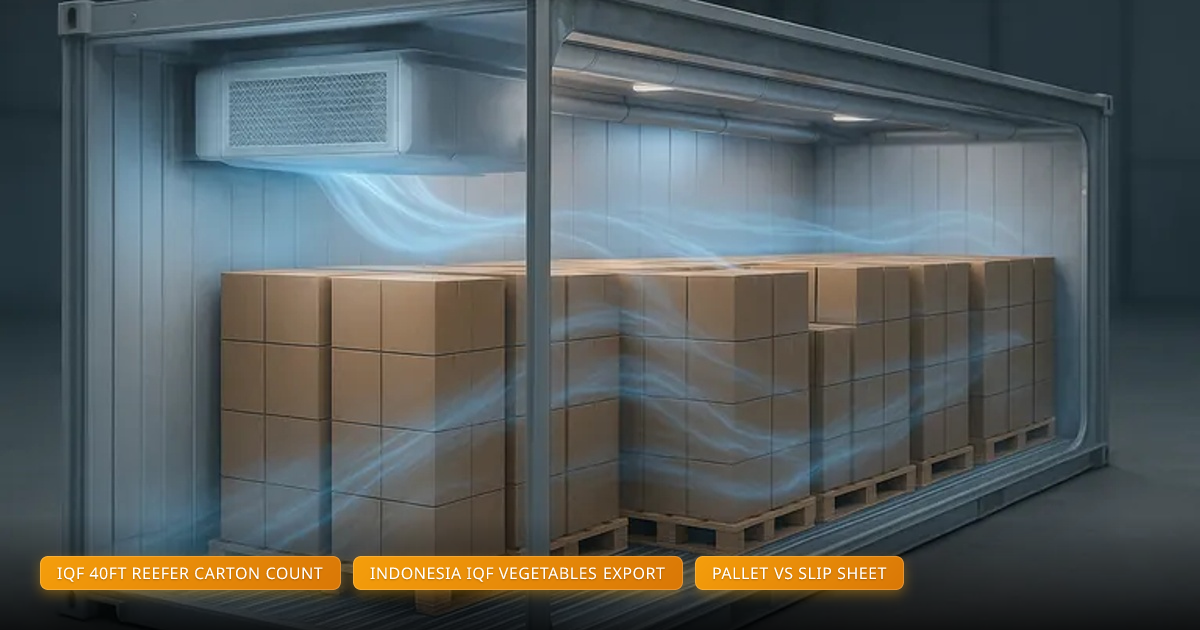 Indonesian IQF Vegetables 40' Reefer Load Plans: 2026 Guide