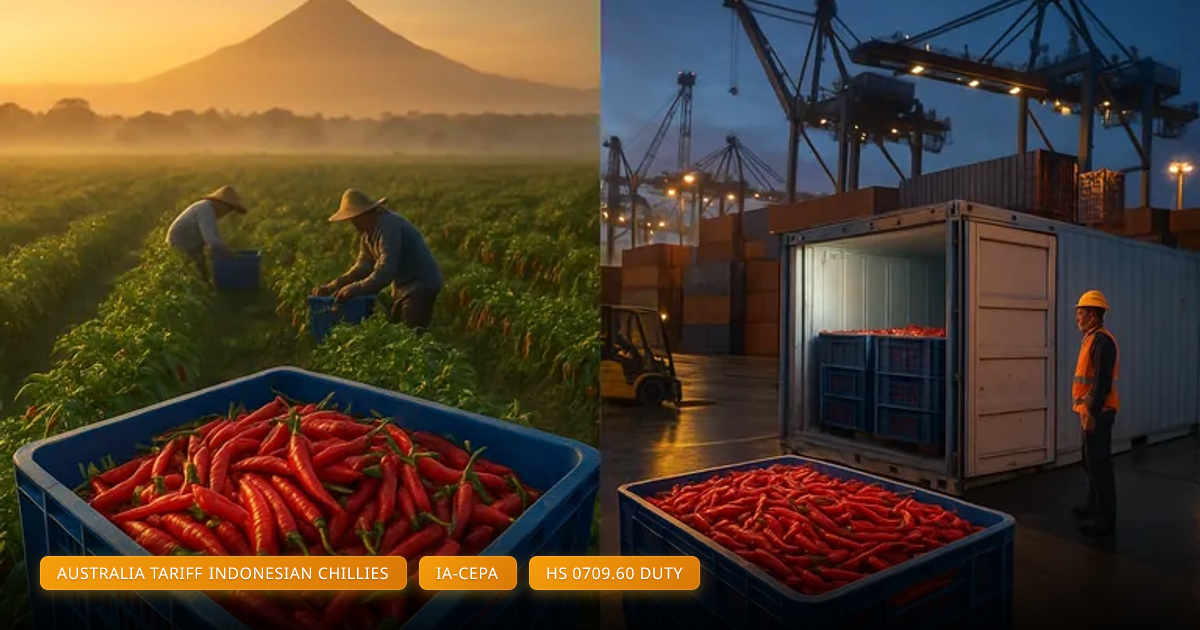 Indonesian Vegetables: Australia Tariffs 2026 Guide