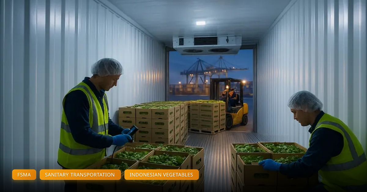 Indonesian Vegetables: FSMA Sanitary Transport 2025 Guide