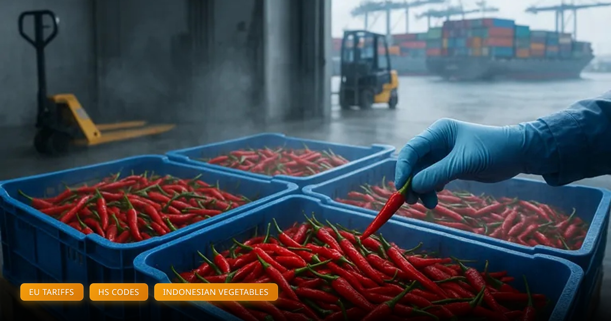 Indonesian Vegetables HS Codes & EU Tariffs: 2025 Guide