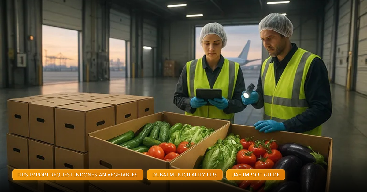 Indonesian Vegetables: UAE FIRS Registration 2026 Guide